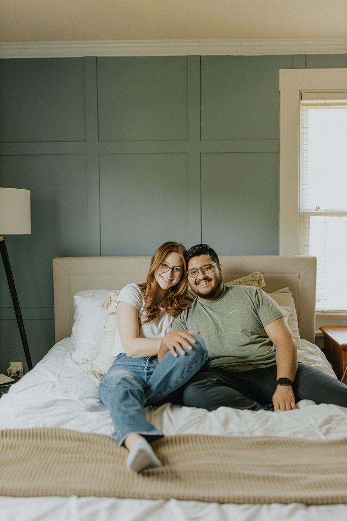 Cozy In-Home Couples Session // Bailey + Derek - Jamie Tobin Photography